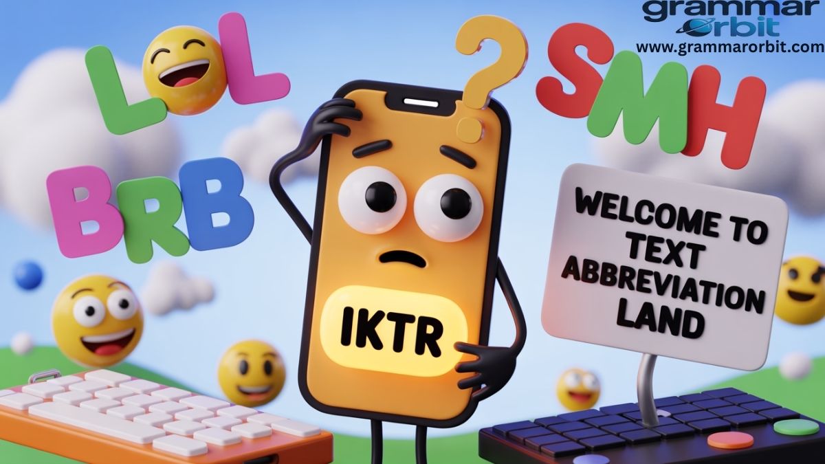 IKTR Meaning in Text: Definition, Uses, and Contexts - Grammar Orbit