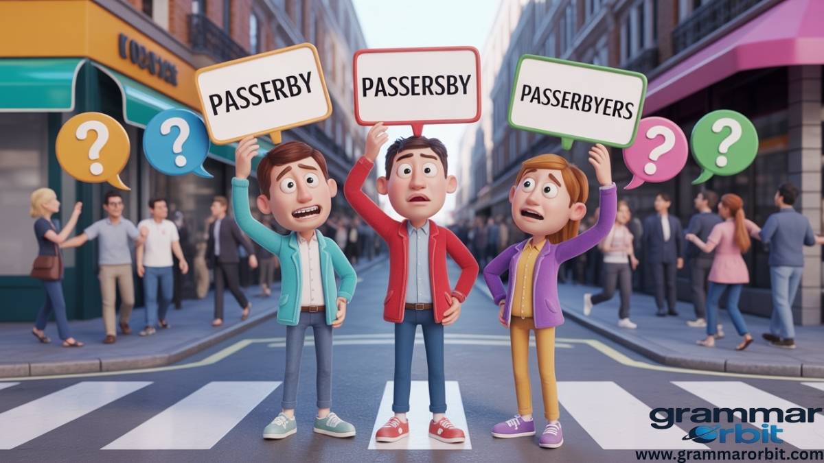 Passerby Passersby or Passerbyers? Which One Is Correct? - Grammar Orbit