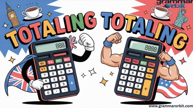 Totalling vs Totaling: Easy Rules for Correct Usage - Grammar Orbit