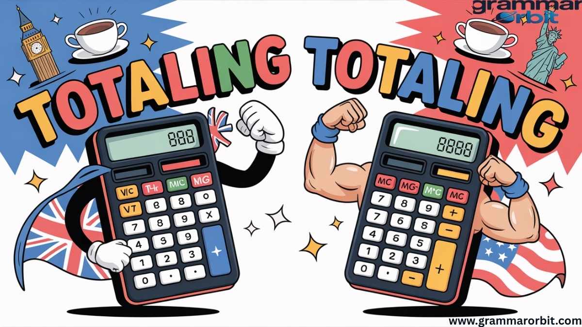 Totalling Vs Totaling Easy Rules For Correct Usage Grammar Orbit