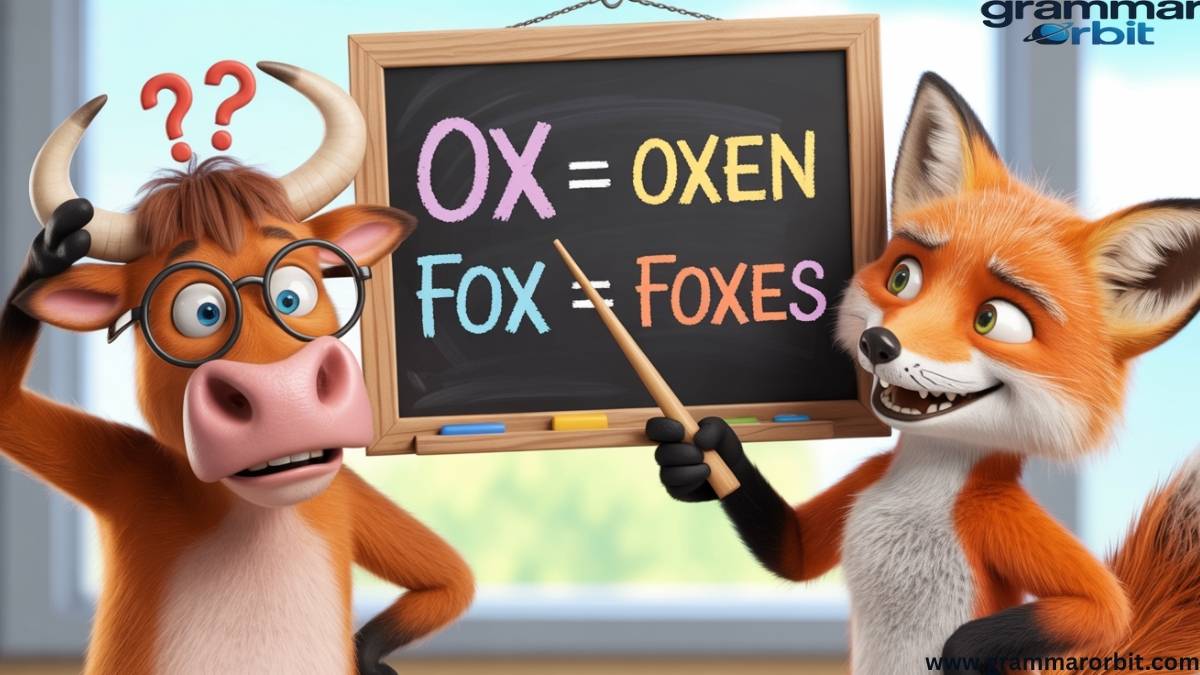 Plurals of Ox and Fox Explained: Oxen vs Foxes in English - Grammar Orbit