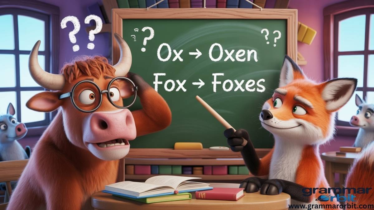 Plurals of Ox and Fox Explained: Oxen vs Foxes in English - Grammar Orbit