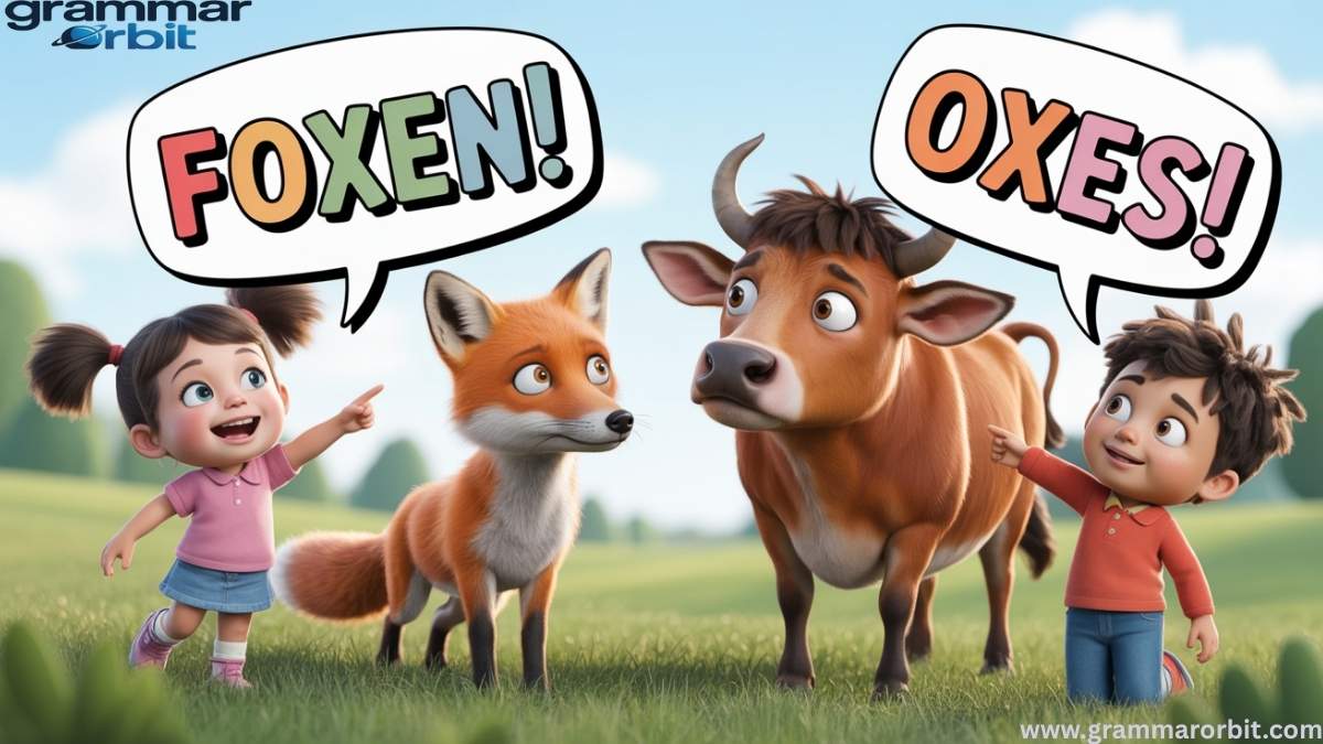 Plurals of Ox and Fox Explained: Oxen vs Foxes in English - Grammar Orbit