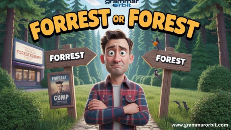 Forrest or Forest What’s the Difference? - Grammar Orbit
