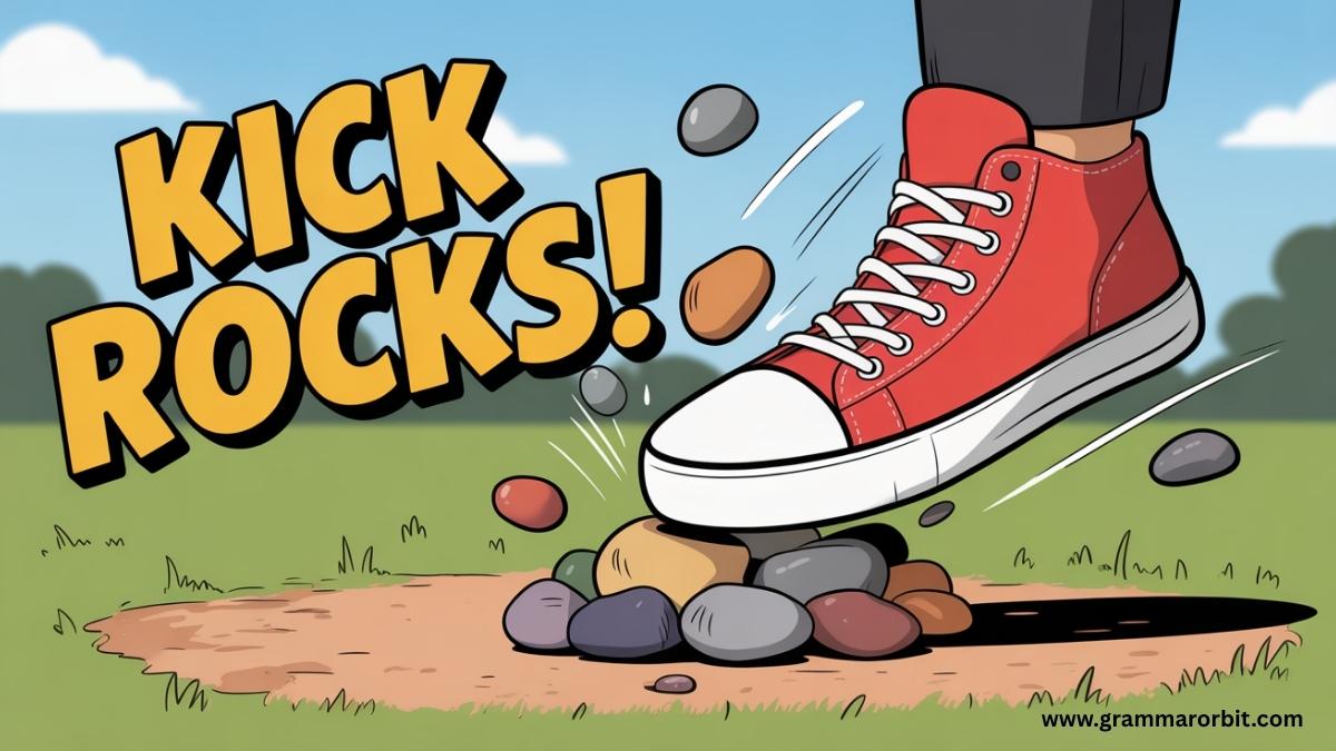 Kick Rocks Meaning Origins and 25 Strong Alternatives - Grammar Orbit