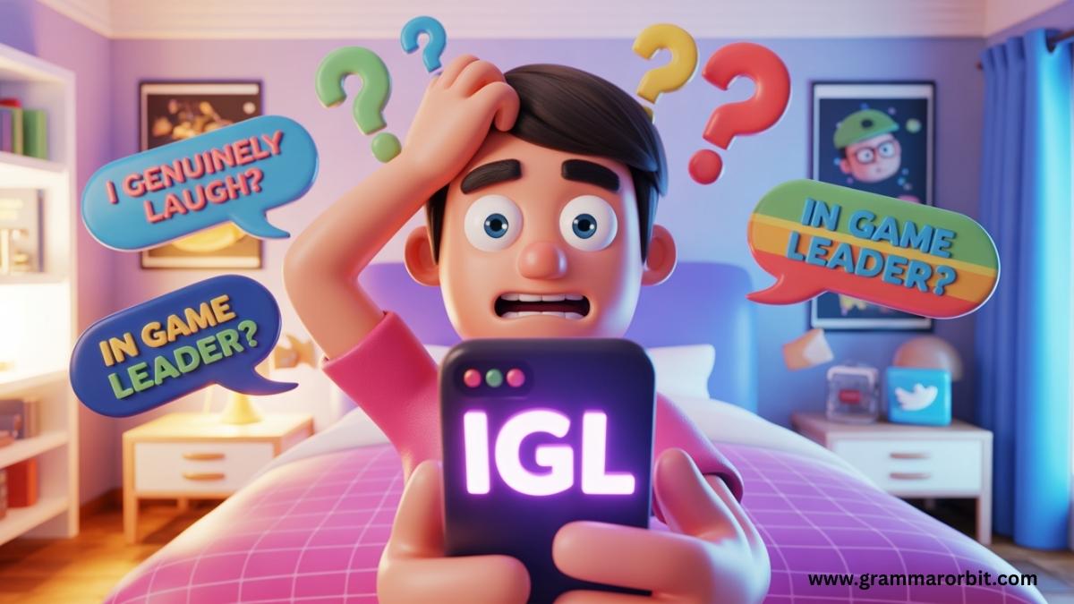 IGL Meaning in Text: What It Really Means When to Use It - Grammar Orbit