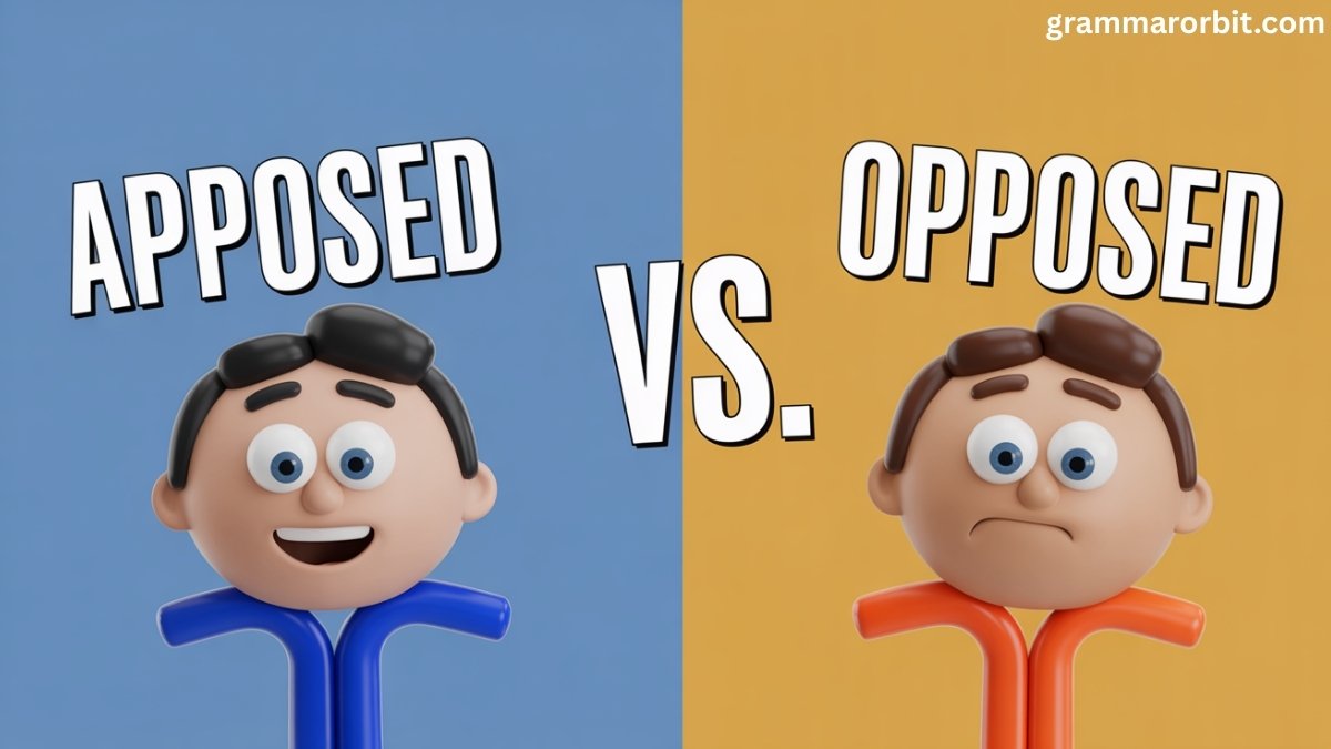 Apposed vs Opposed What’s the Difference? - Grammar Orbit