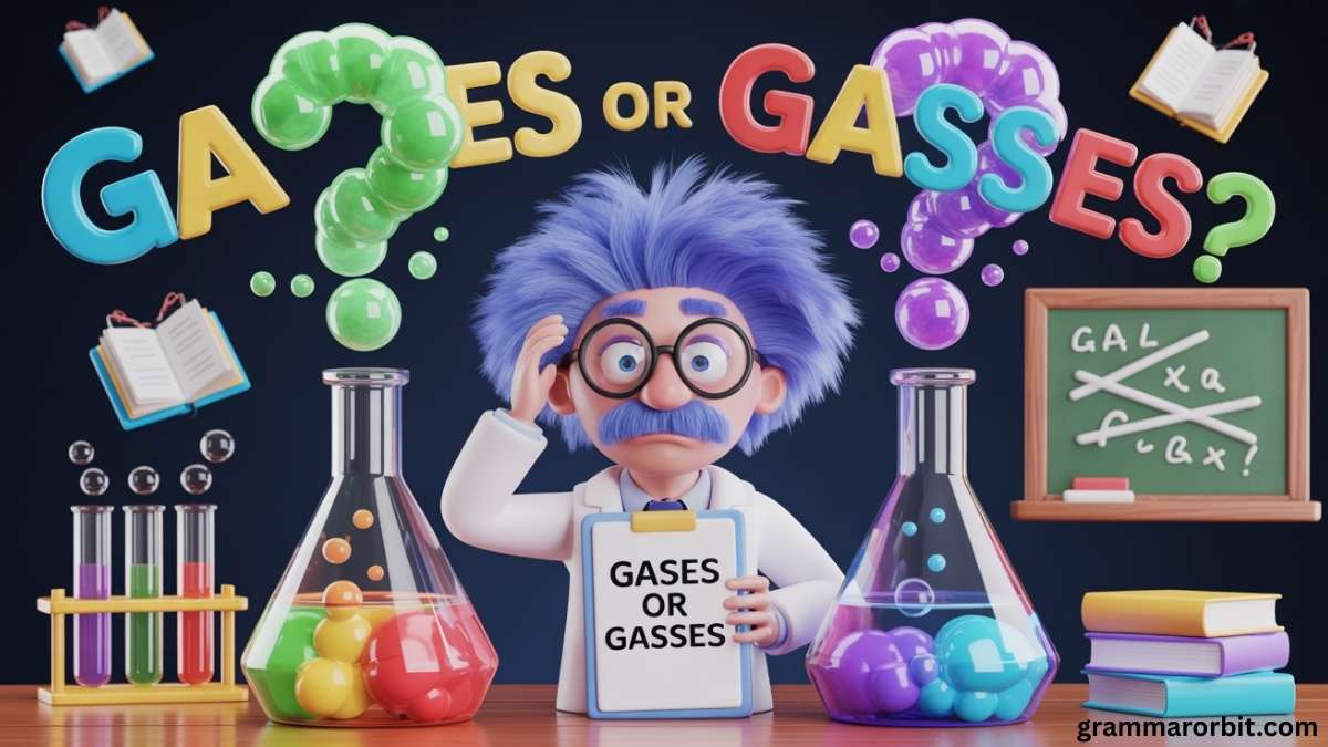 Gases or Gasses What’s the Real Difference? - Grammar Orbit