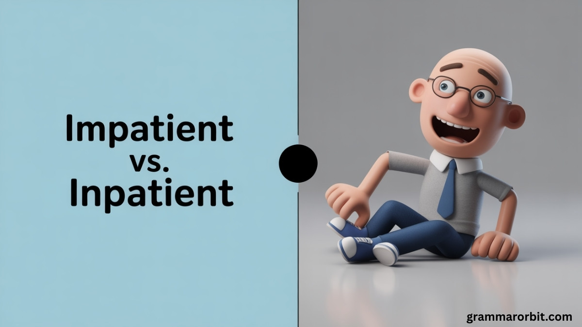 Impatient vs Inpatient: Understanding the Key Differences - Grammar Orbit