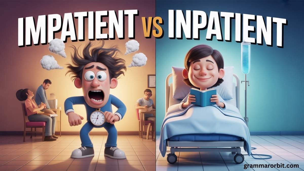 Impatient vs Inpatient: Understanding the Key Differences - Grammar Orbit