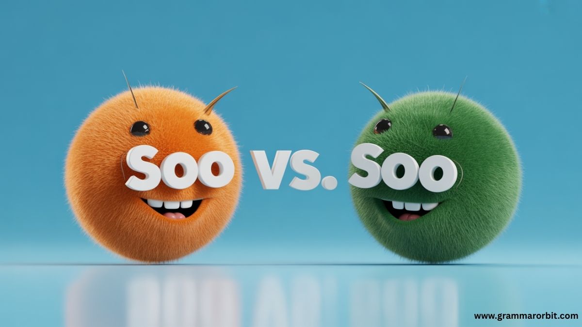 Soo vs So What’s the Difference? - Grammar Orbit