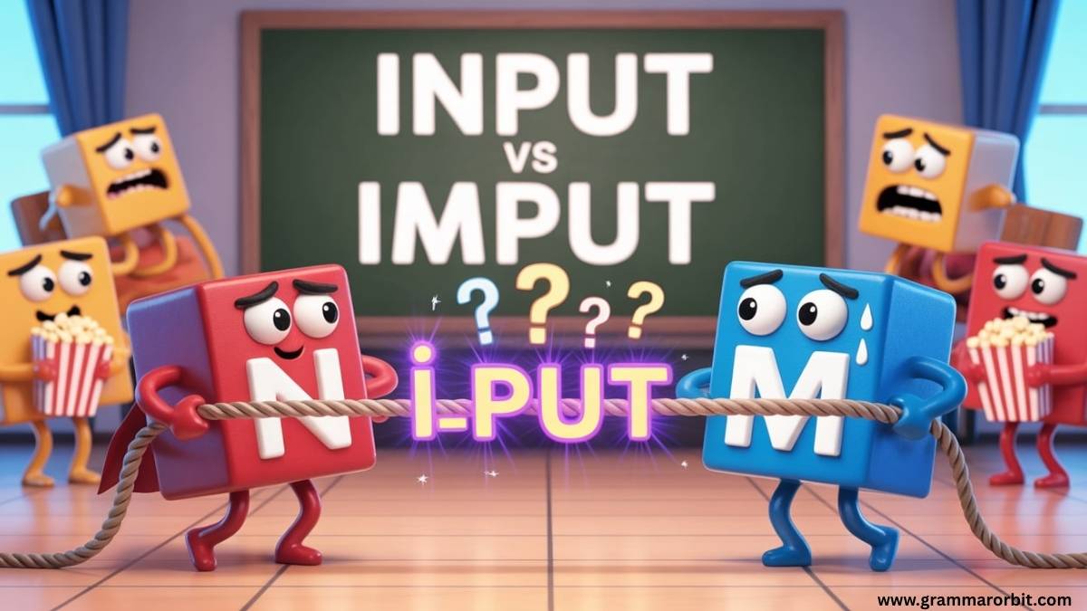 Input or Imput Which One Is Actually Correct? - Grammar Orbit