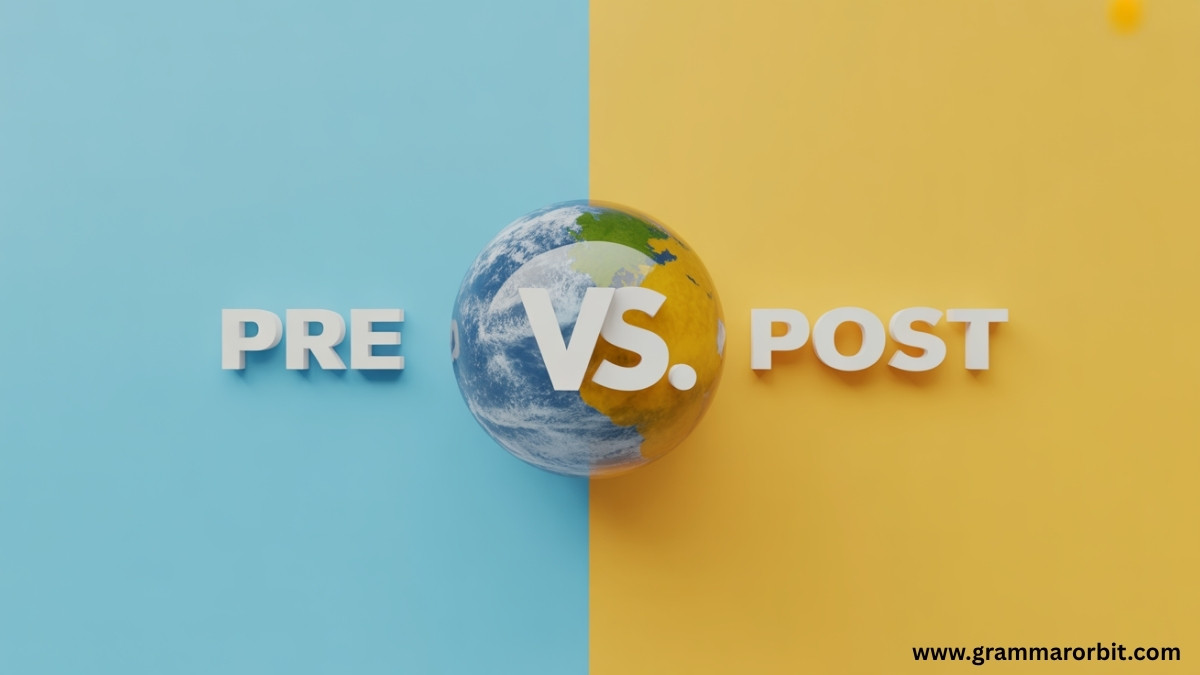 Pre vs Post Understand the Difference and Use Them Correctly - Grammar ...