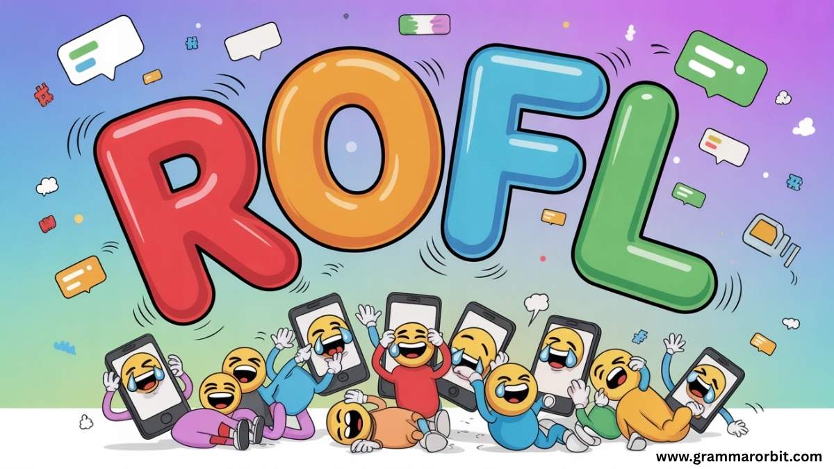 ROFL Meaning in Text 😂Everything You Need to Know in - Grammar Orbit