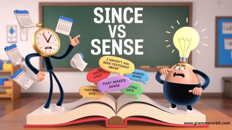 Since vs Sense The Ultimate Difference, Meaning - Grammar Orbit