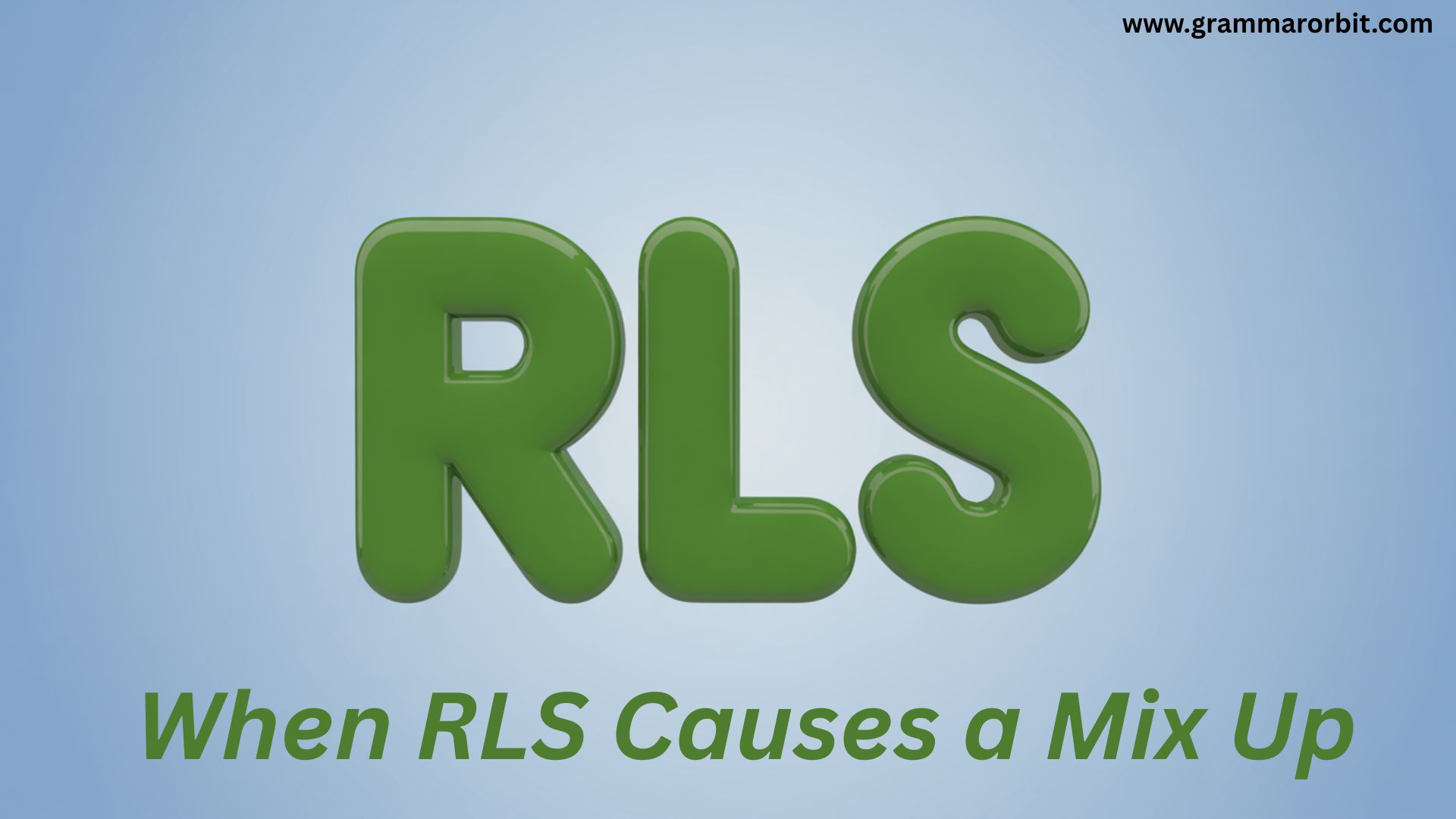 RLS Meaning in Text: The Complete Guide to Understanding - Grammar Orbit