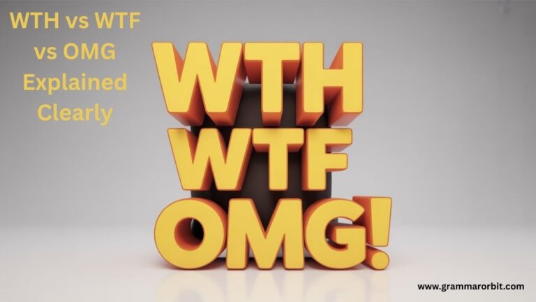 WTH Meaning in Text: A Complete Clear and Practical Guide - Grammar Orbit