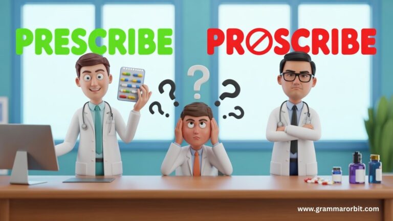 Prescribe vs Proscribe Meaning Usage and Key Differences - Grammar Orbit