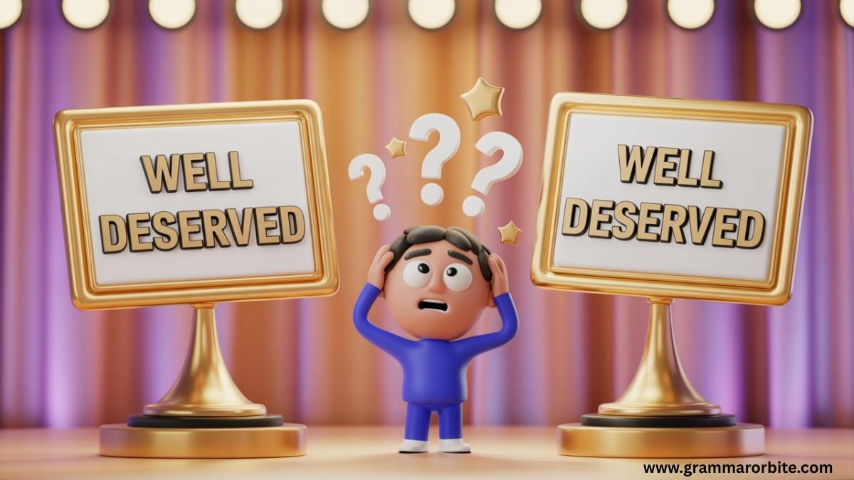 Well Deserved or Well Deserved? Mastering Hyphenation - Grammar Orbit
