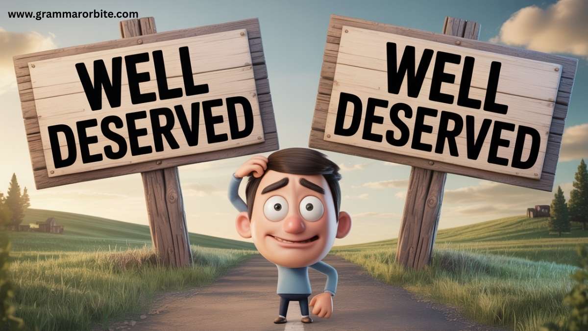 Well Deserved or Well Deserved? Mastering Hyphenation - Grammar Orbit