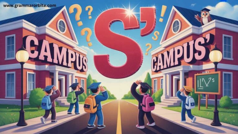 Campus or Campuss? A Complete Grammar Guide - Grammar Orbit