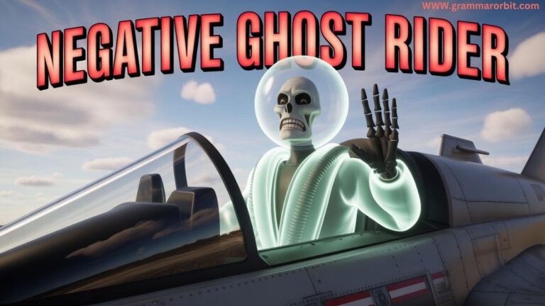 Negative Ghost Rider Meaning Origin and Usage - Grammar Orbit