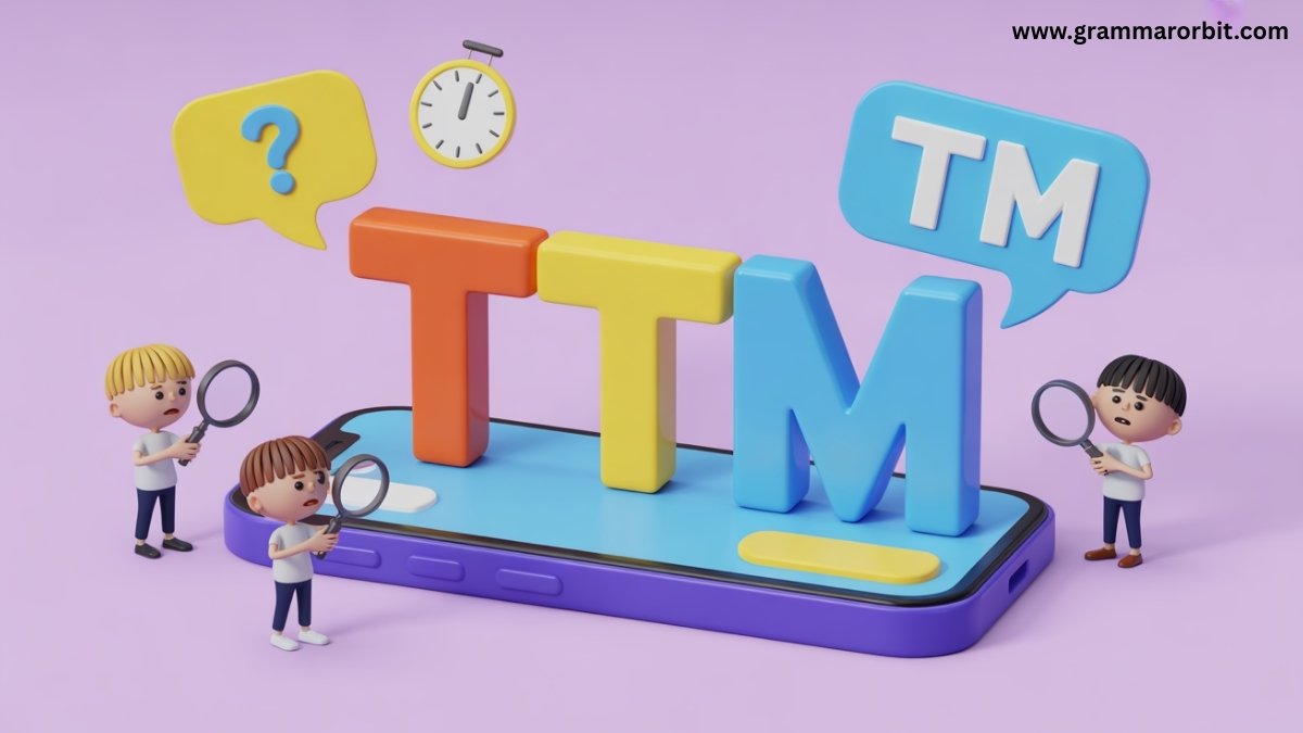 TTM Meaning in Text and How to Use It - Grammar Orbit