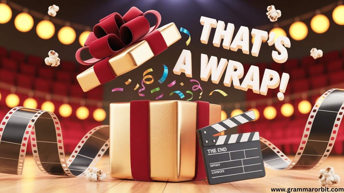 That’s A Wrap Meaning Origin and Usage - Grammar Orbit