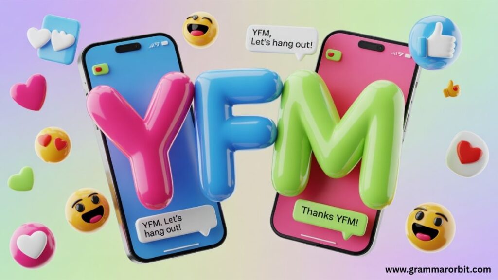 YFM meaning in texting Decoding the Digital Shorthand - Grammar Orbit