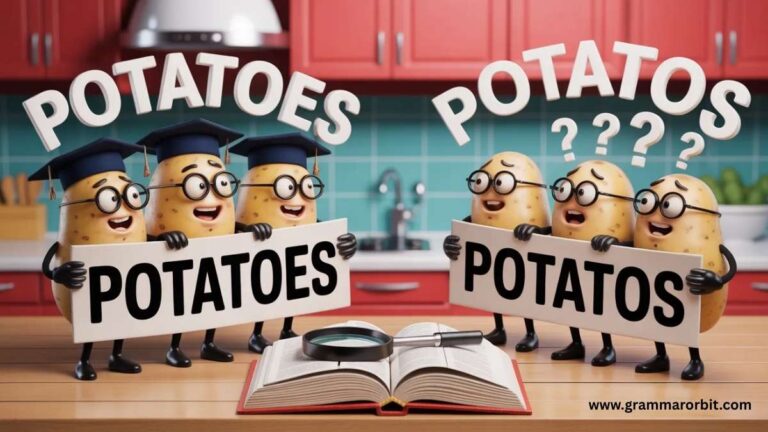 Potatoes or Potatos Which Is the Correct Spelling? - Grammar Orbit