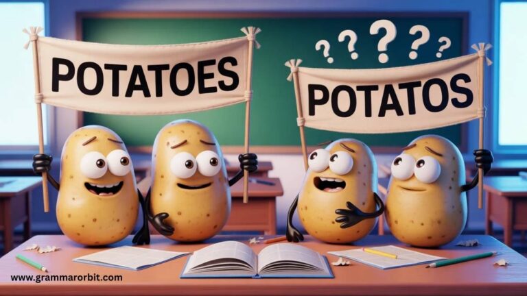 Potatoes or Potatos Which Is the Correct Spelling? - Grammar Orbit