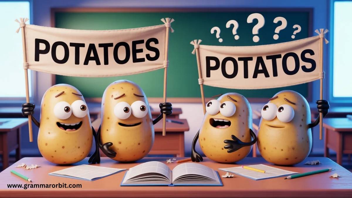 Potatoes or Potatos Which Is the Correct Spelling? - Grammar Orbit