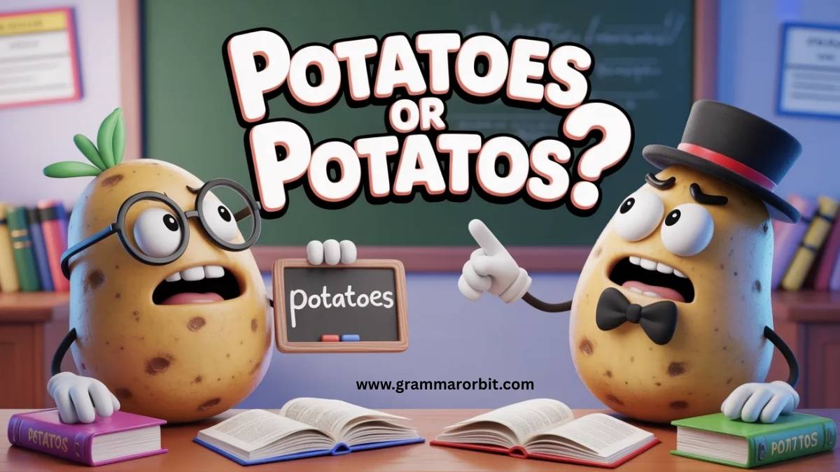 Potatoes or Potatos Which Is the Correct Spelling? - Grammar Orbit