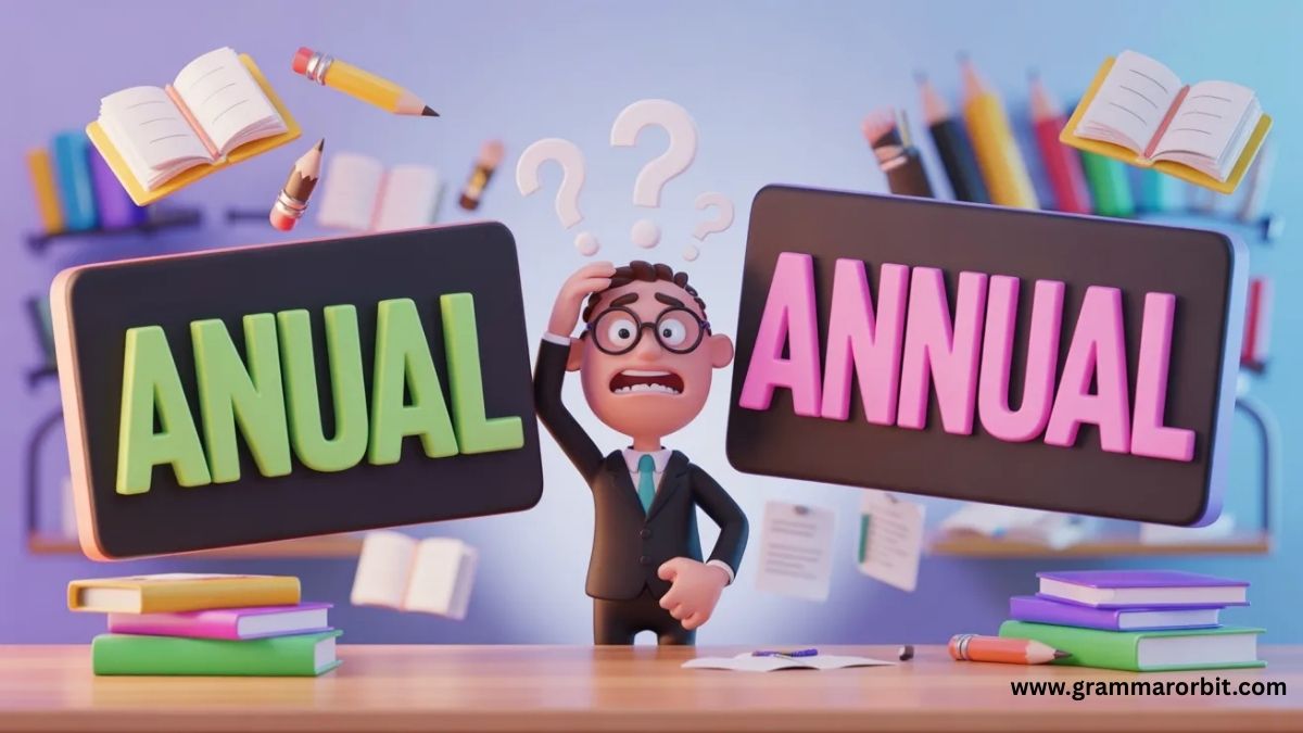 Anual or Annual Which One Is Correct? Complete Guide - Grammar Orbit