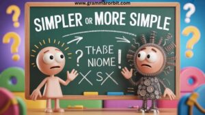 Simpler or More Simple Grammar Rules Made Easy - Grammar Orbit