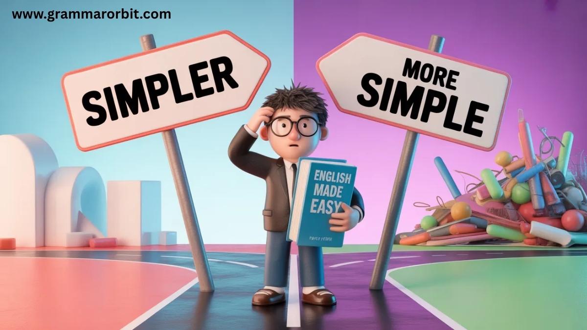 Simpler or More Simple Grammar Rules Made Easy - Grammar Orbit