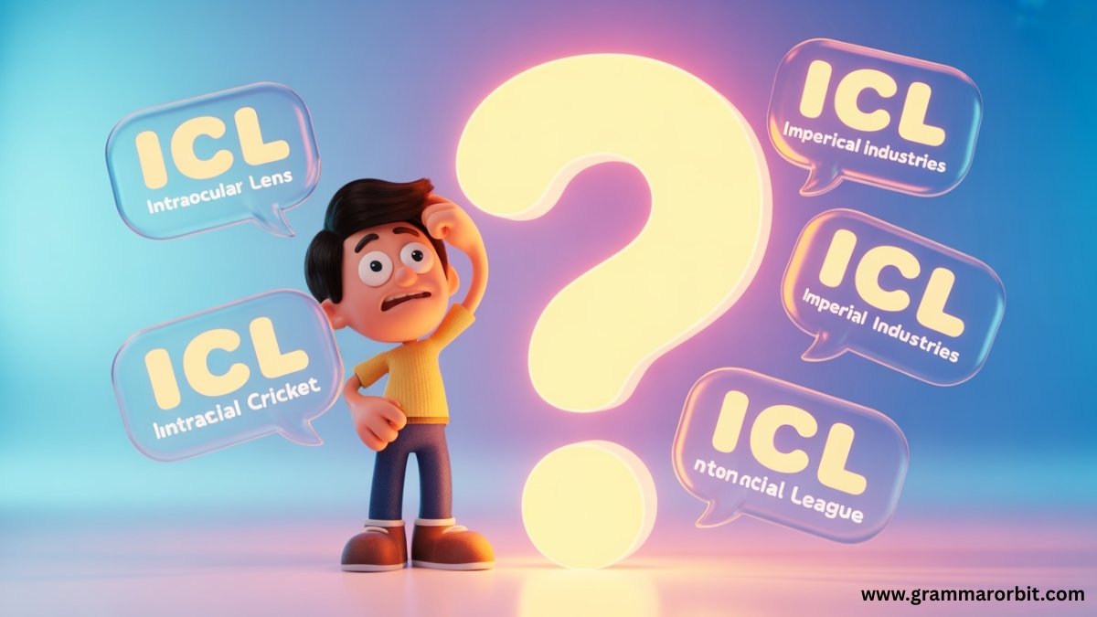ICL Meaning: in Text Slang Explained - Grammar Orbit