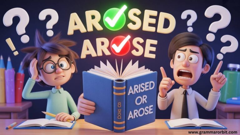 Arised or Arose: What’s the Correct Past Tense of Arise? (2026 ...