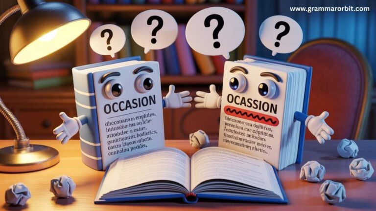 Occasion or Ocassion: What’s the Correct Spelling? - Grammar Orbit