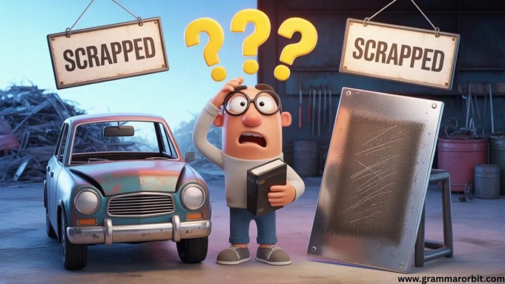 Scrapped or Scraped? Let’s Clarify the Confusion Once and for All ...
