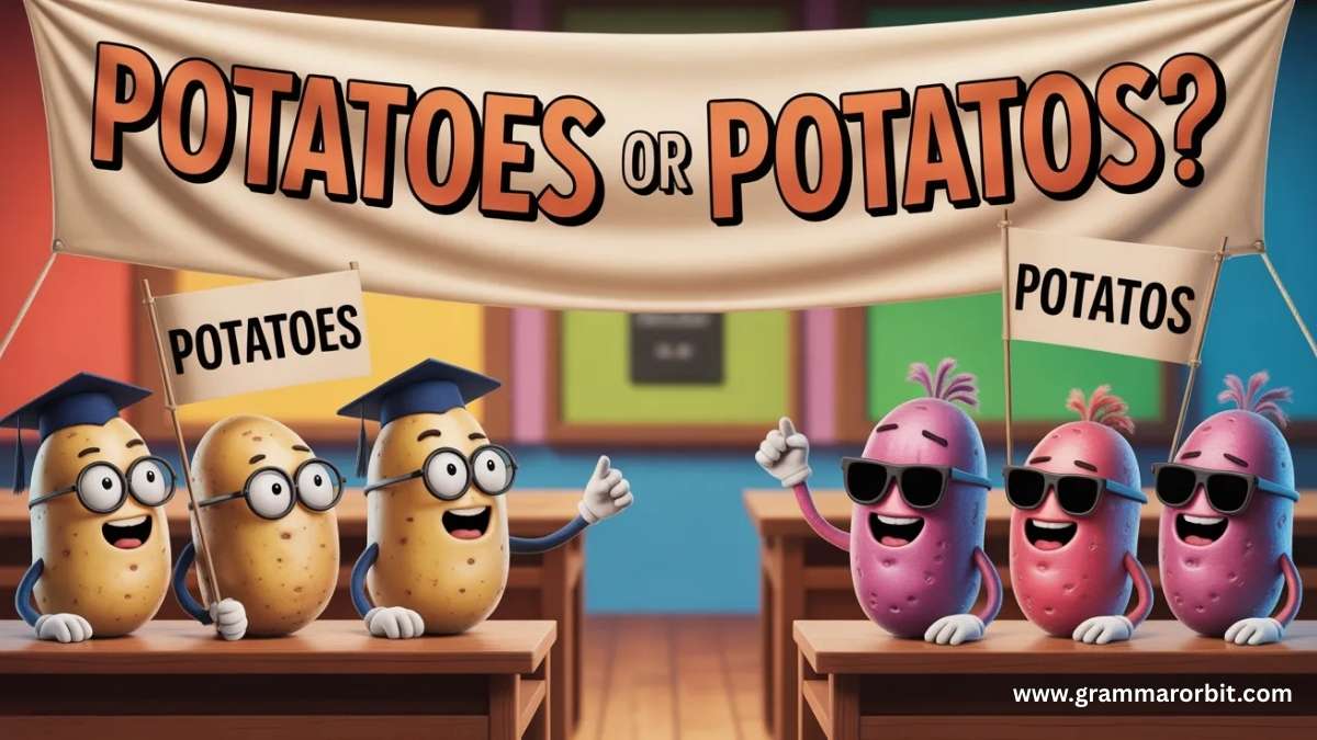 Potatoes or Potatos Which Is the Correct Spelling? - Grammar Orbit