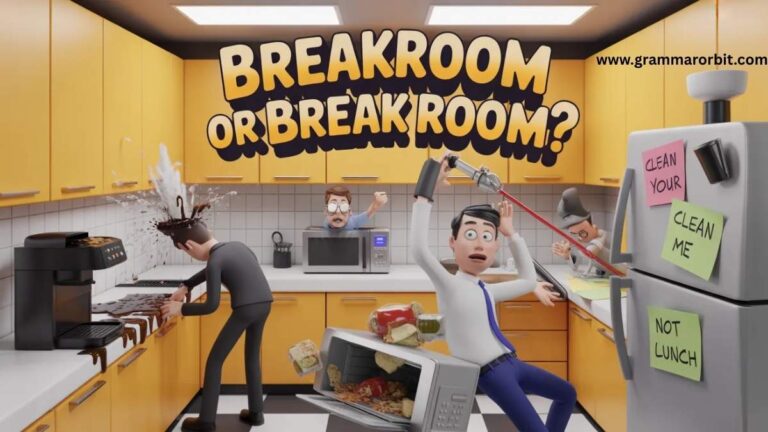 breakroom or break room The Correct Spelling - Grammar Orbit