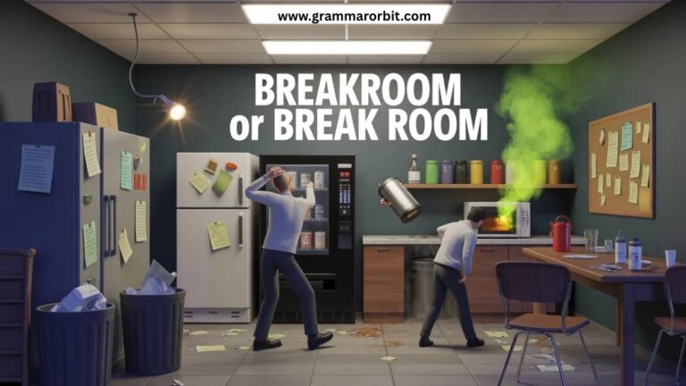 breakroom or break room The Correct Spelling - Grammar Orbit