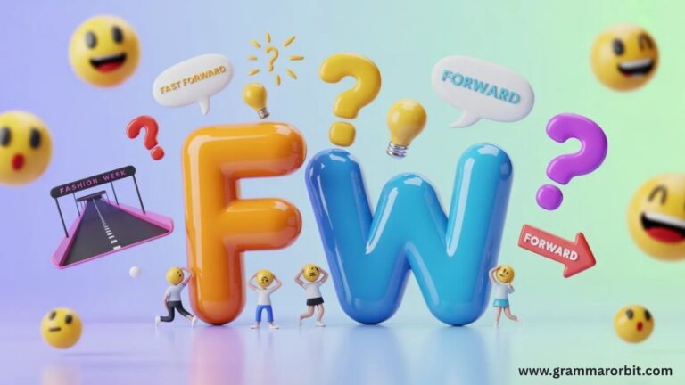 FW Meaning: What FW Really Means in Text & Chat in 2026 - Grammar Orbit