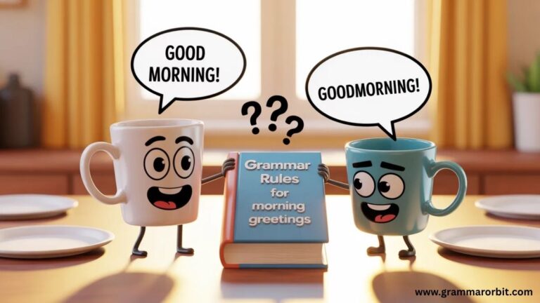 Goodmorning or Good Morning A Complete Guide - Grammar Orbit