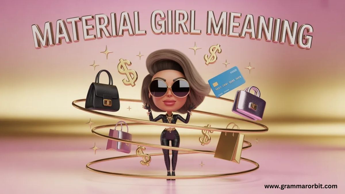 Material Girl Meaning: Definition Origin & Slang Use - Grammar Orbit