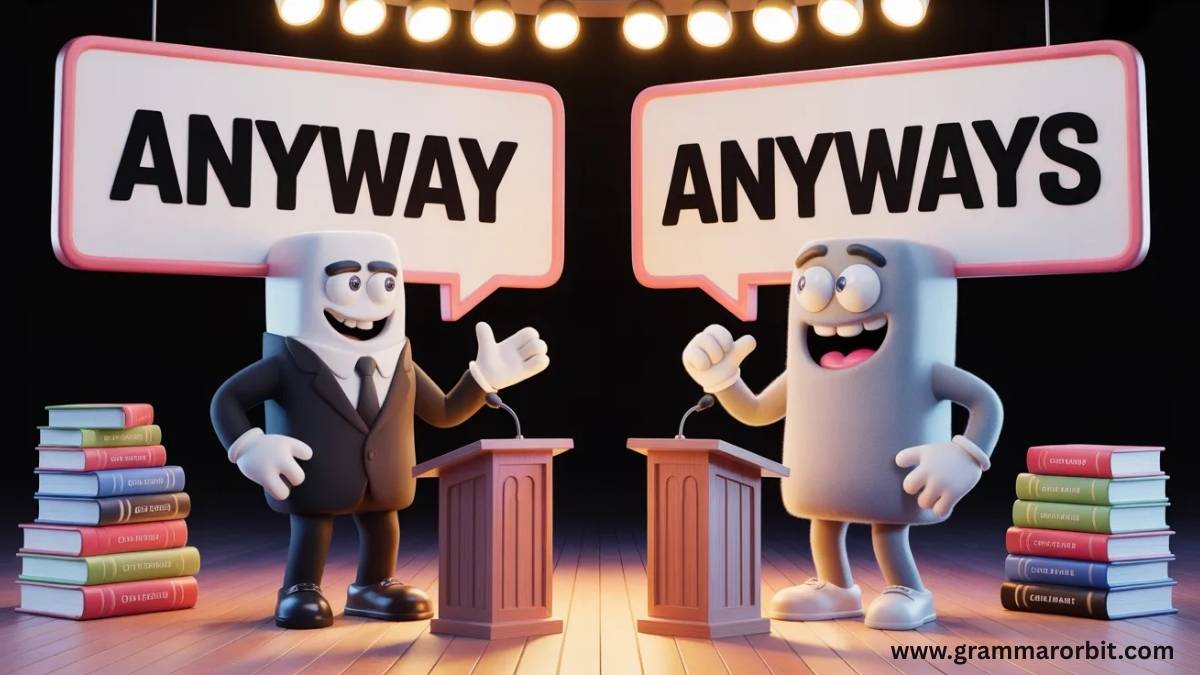 Anyway vs Anyways The Real Difference - Grammar Orbit