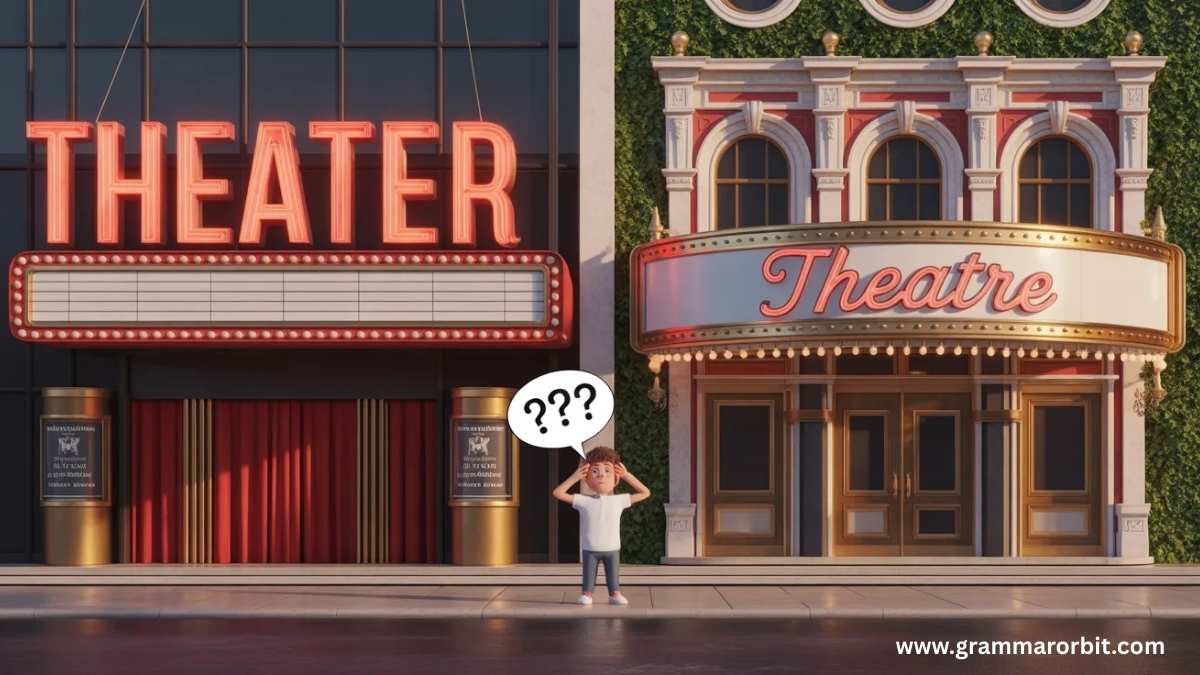 Theater or Theatre Which Spelling Is Correct? - Grammar Orbit