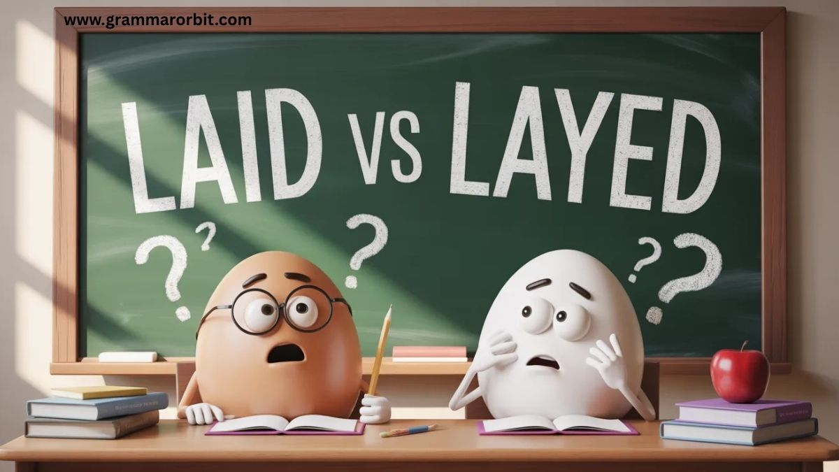 Laid or Layed Which One Is Correct? - Grammar Orbit
