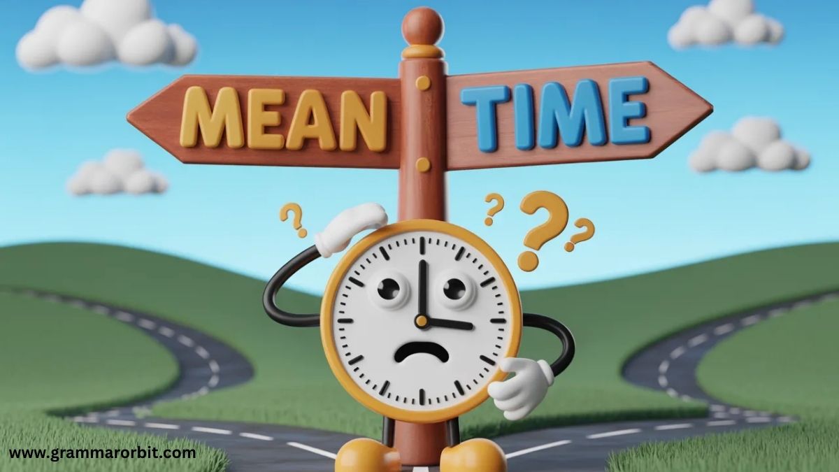 Meantime or Mean Time Complete Guide to Grammar - Grammar Orbit
